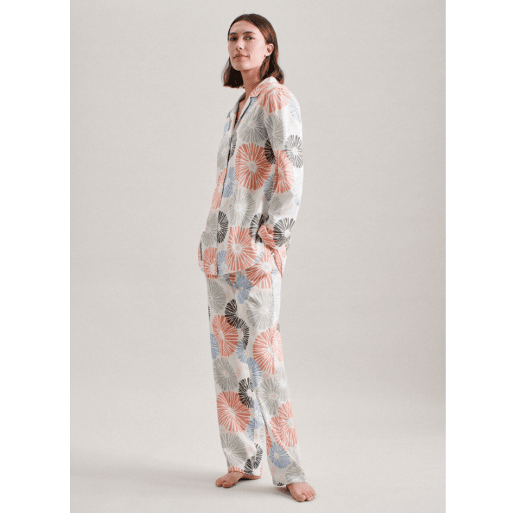 Seidensticker / Peach / Pyjama 100% Katoen Satijn - Jolicor